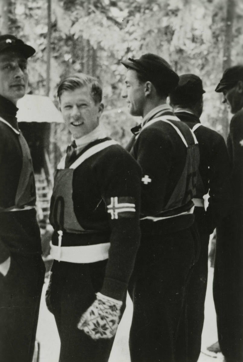 Birger Ruud i Oberhof - Norsk Bergverksmuseum / DigitaltMuseum