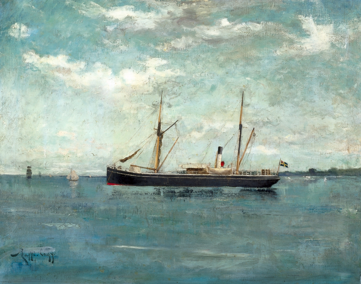 Ångfartyget Balder [Fartygstavla] - Länsmuseet Gävleborg / DigitaltMuseum