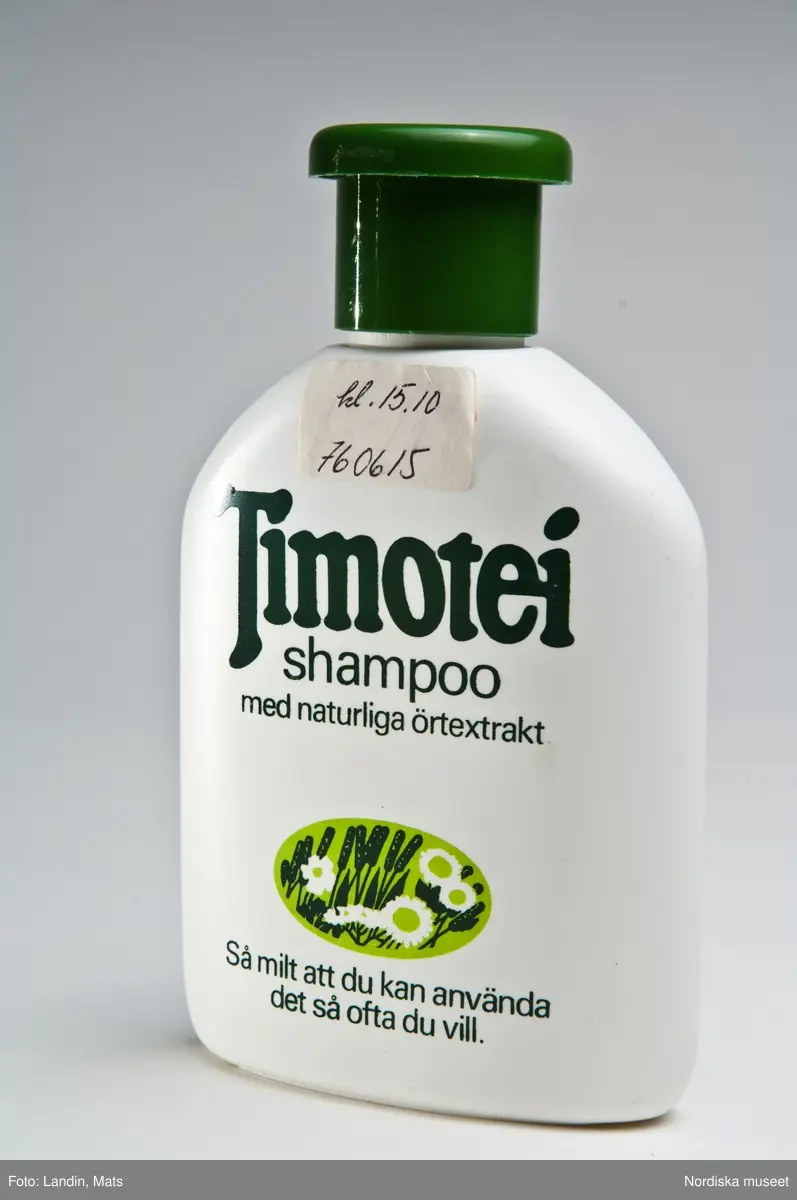 Shampo flaska plast "Timotei shampoo" inv nr 319101 - Nordiska museet ...